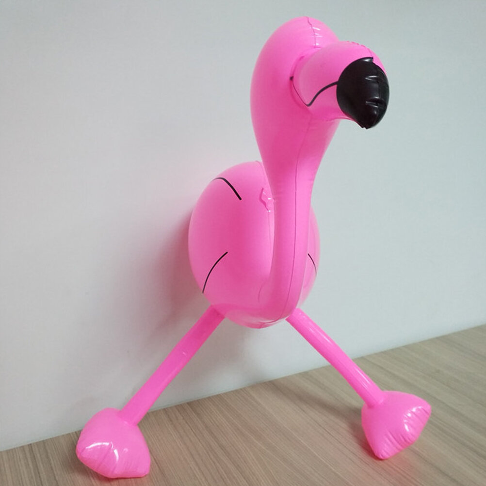 PVC Попугай Надувные Игрушки Для Ванной И Пляжа Розовый 1Pcs