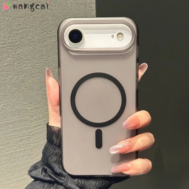 Ультратонкий магнитный чехол Ice Mist для iQOO 15 11 Z11 Z10 Z9 Серый, Black, IQOO Neo 9S Pro Plus