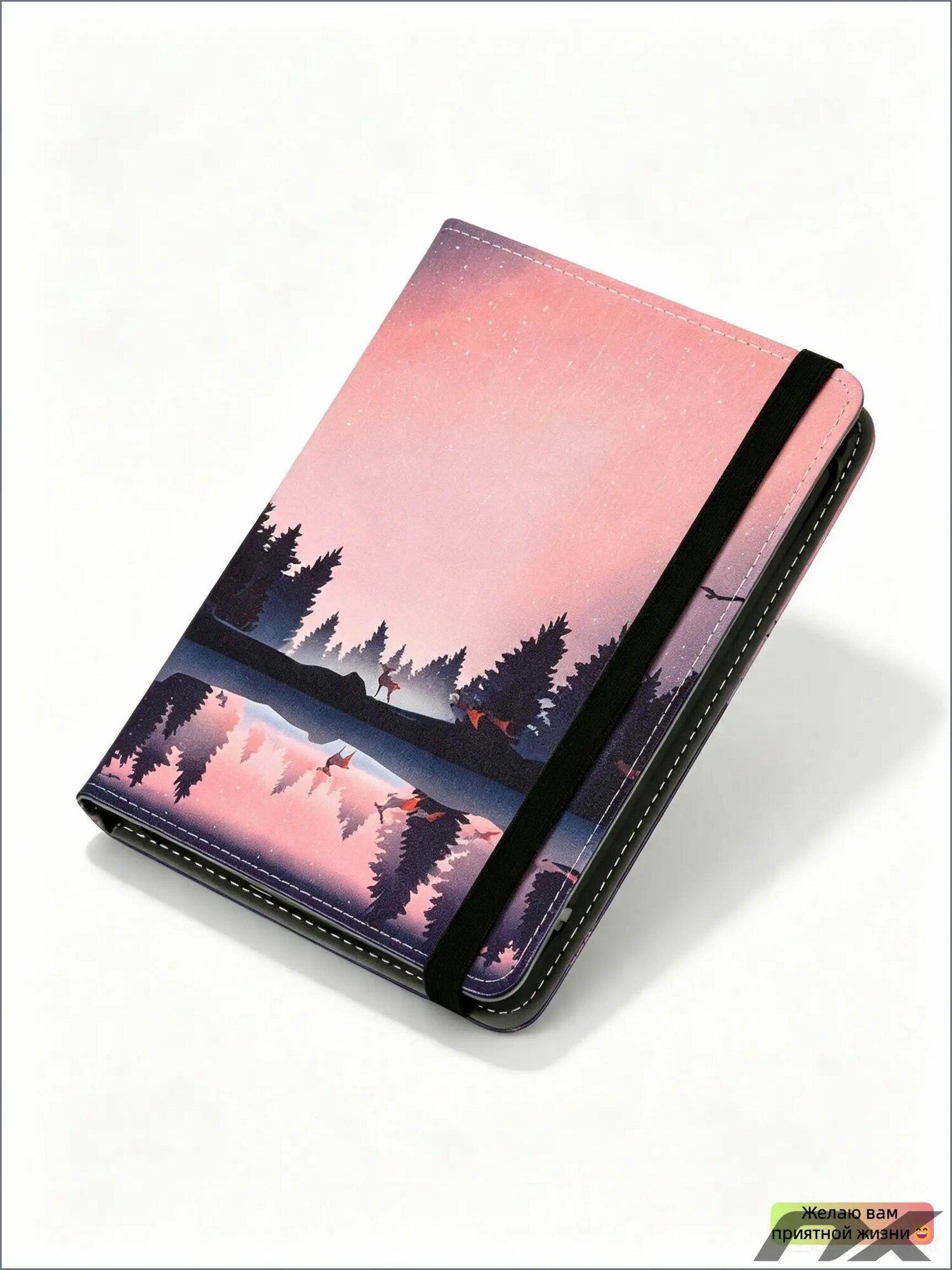 Чехол премиум из экокожи с ручным ремешком для Kindle 2024, Meebook M6/M6C/S6, 6 дюймов-