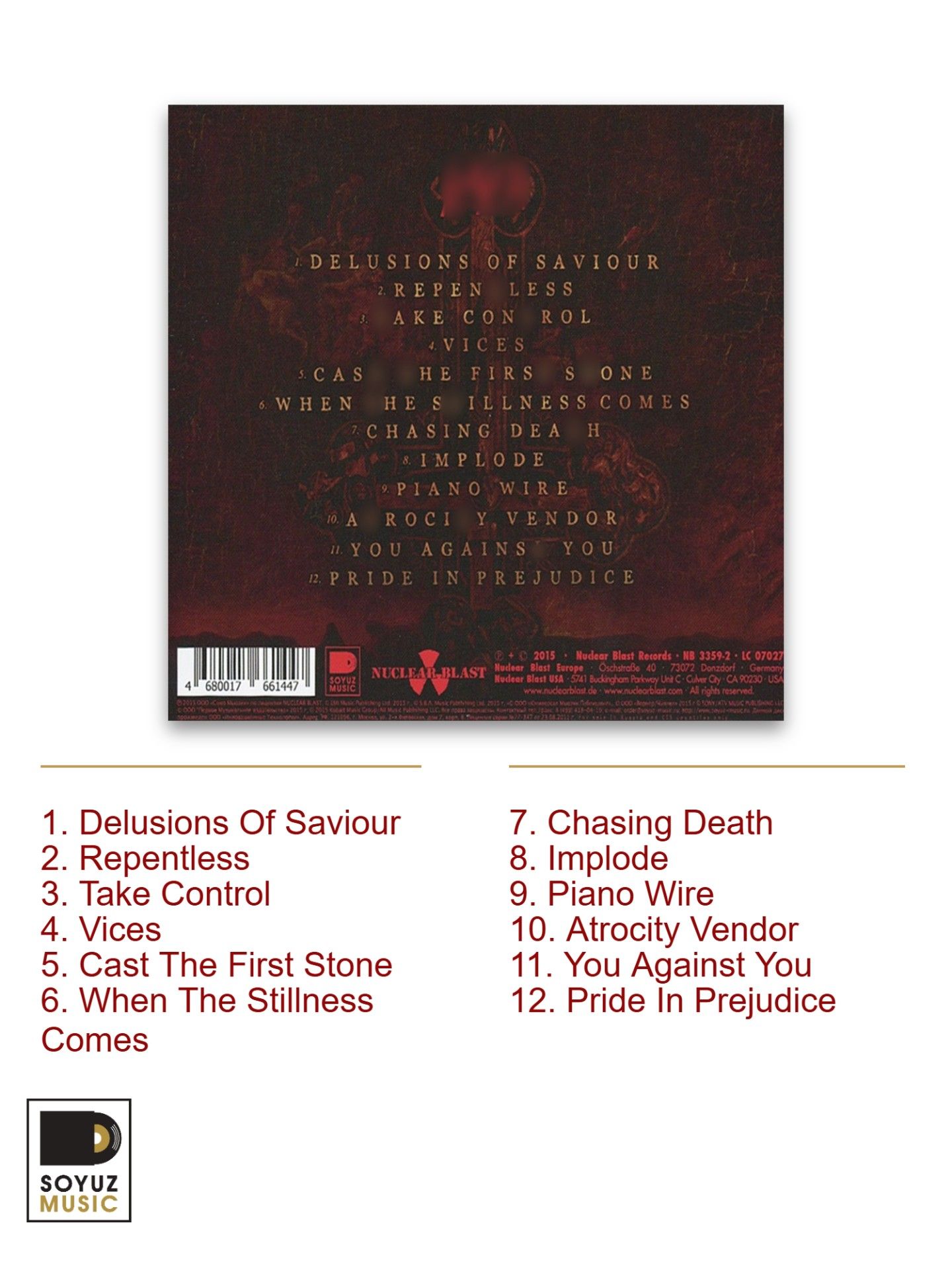 Slayer. Repentless (CD/Компакт-диск) — фото 1