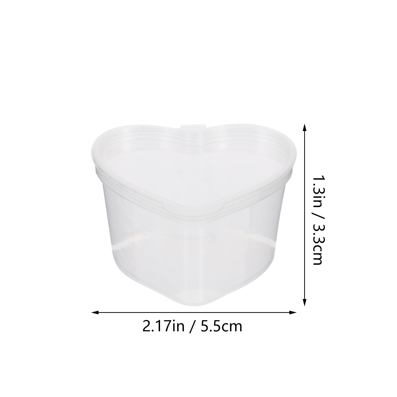 Прозрачные Коробки В Forme Сердца Из Пп Материала 50 Штук 50 Мл 5 50X5 50X3 50 См
