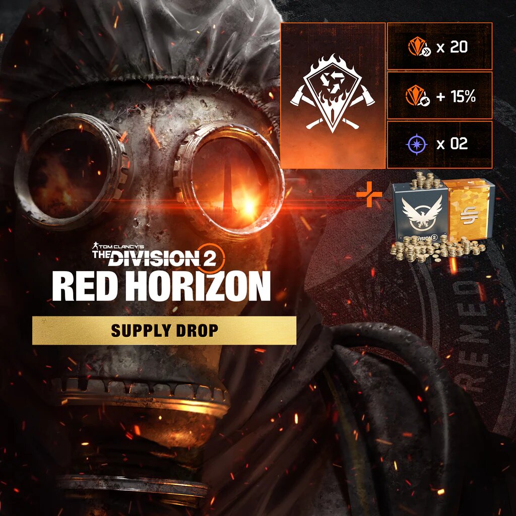 Дополнение Tom Clancy’s The Division 2 – Red Horizon Supply Drop, цифровое издание PlayStation 4, регион Индия / код пополнения баланса