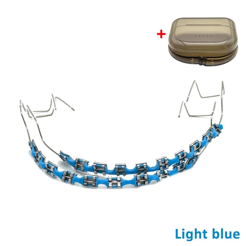 Цветные брекеты HNKMP Light blue