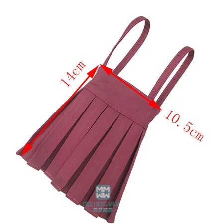 Платье для кукол BJD meimengwawu 1/3 белая рубашка винная юбка Красный, JPy3--009-A
