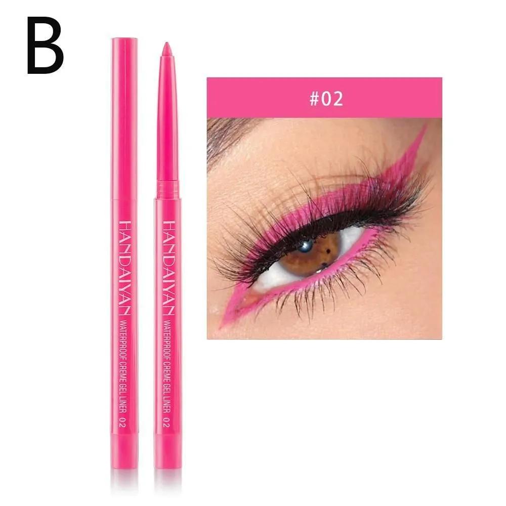 Подводка лайнер для глаз водостойкая цветная, фломастер Color Pen Eye Liner