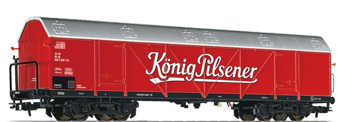 L235660 Вагон для перевозки пива "Konig Pilsener", DB, Ep.IV, H0 1/87