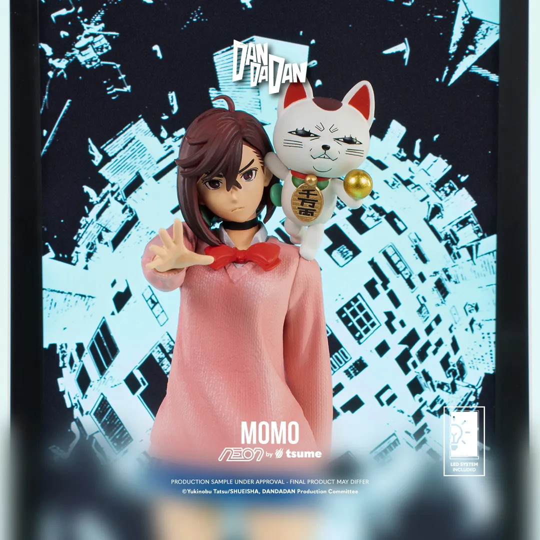 Фигурка Момо «Dandadan» LED-дисплей от Tsume