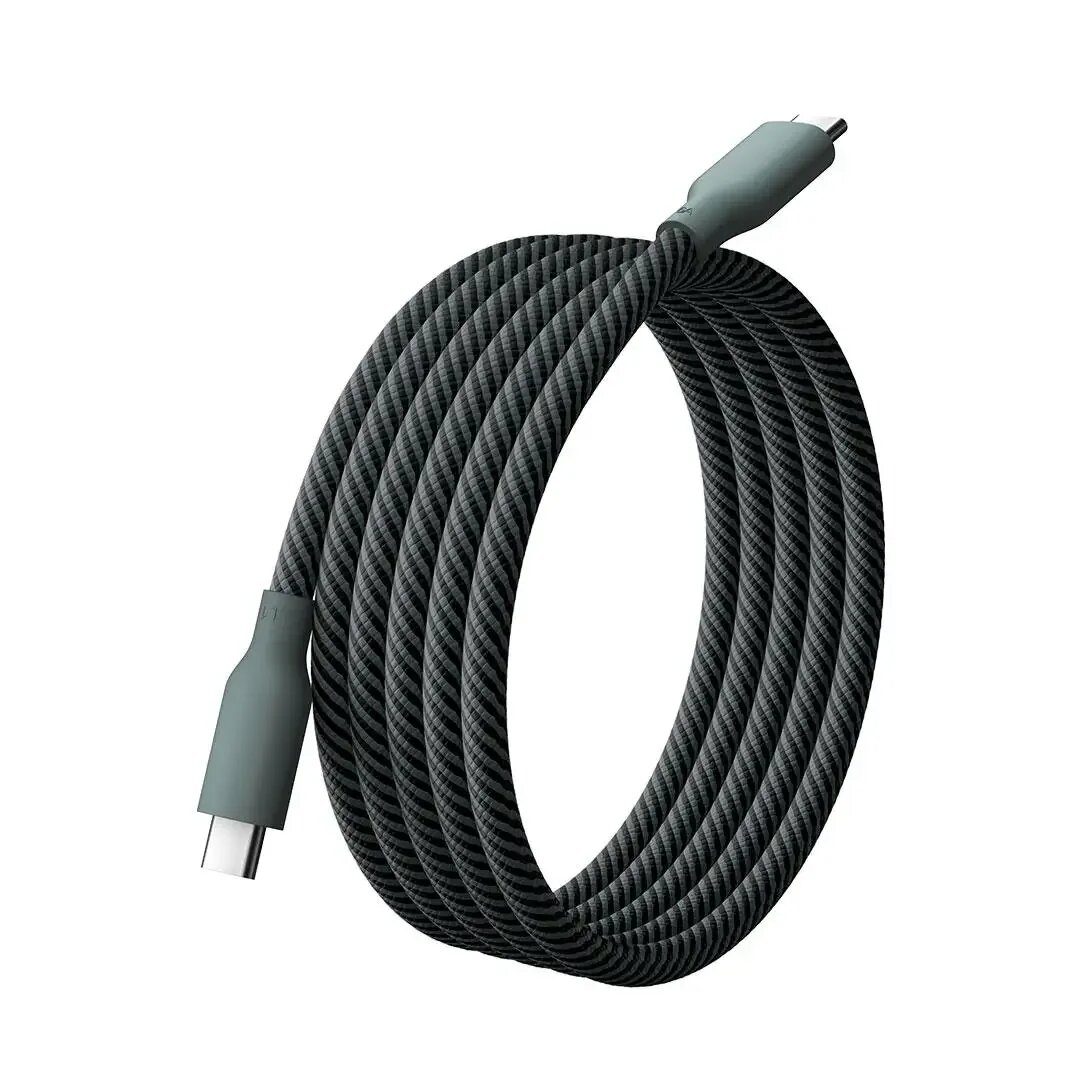 Xiaomi Type C To Type C 6A Магнитный кабель для быстрой зарядки данных 1 м USB-C к USB-C Магнитный всасывающий кабель для передачи данных с защитой от намотки