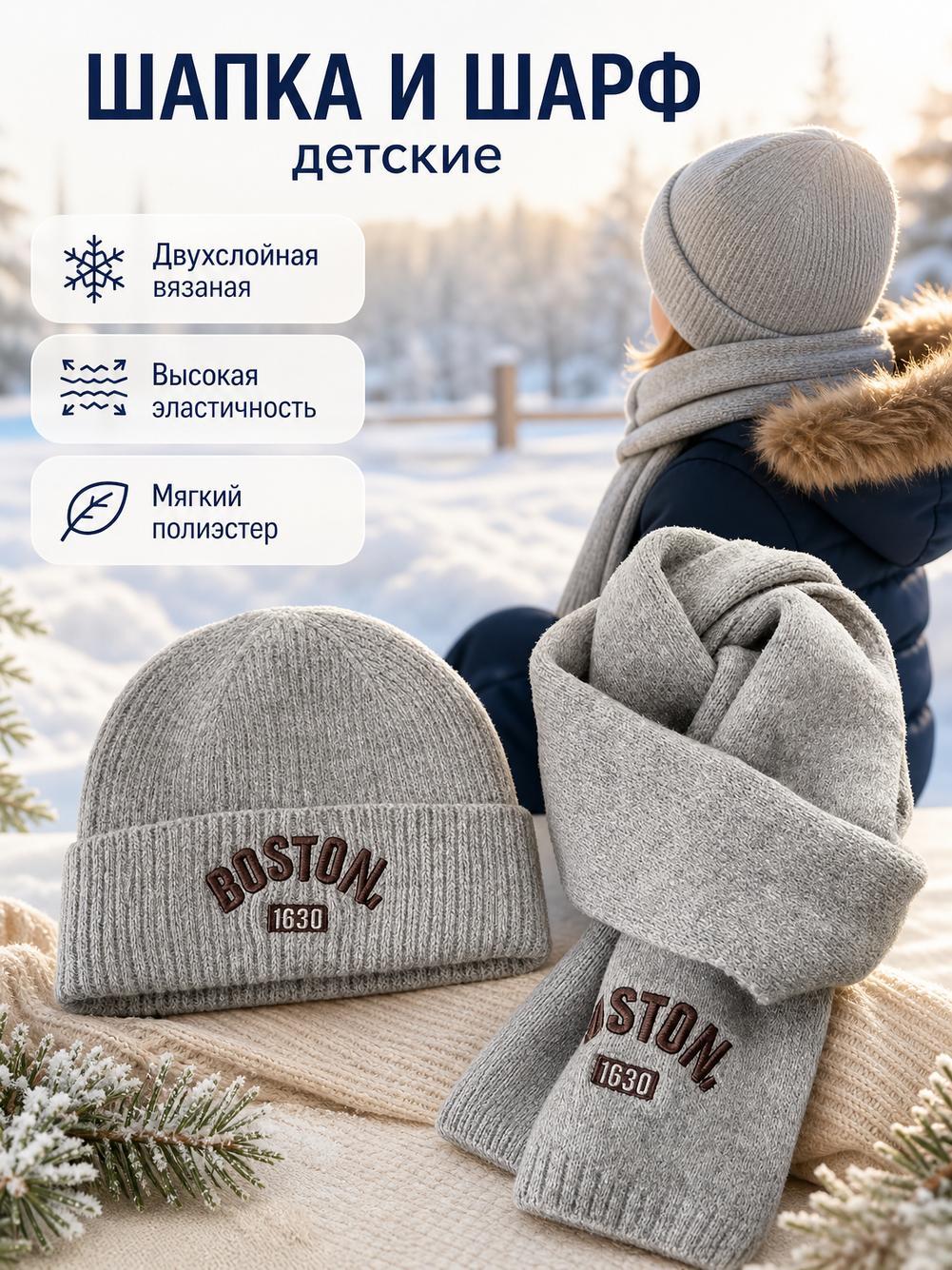 Комплект с головным убором  для девочек
