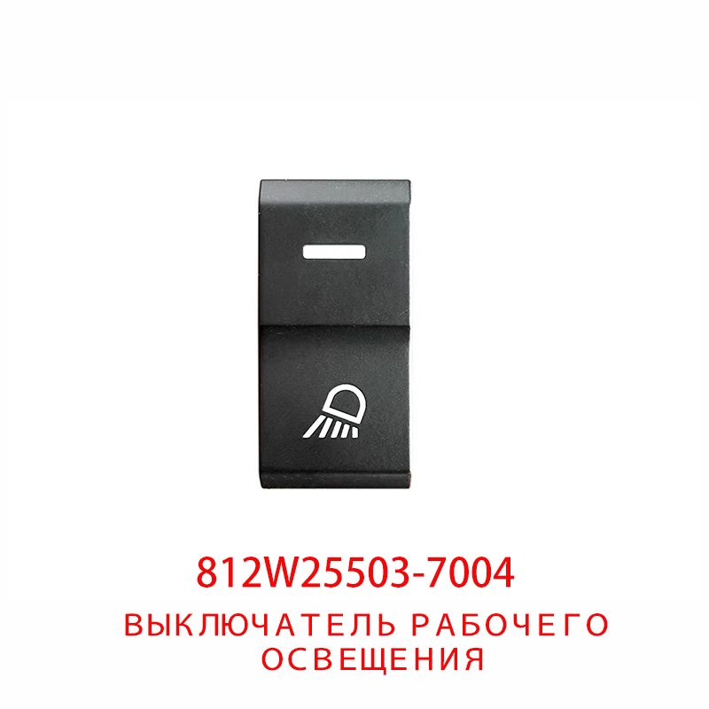 SINOTRUK Кнопка на приборной панели арт. Выключатель рабочего освещения/ 812W25503-7004
