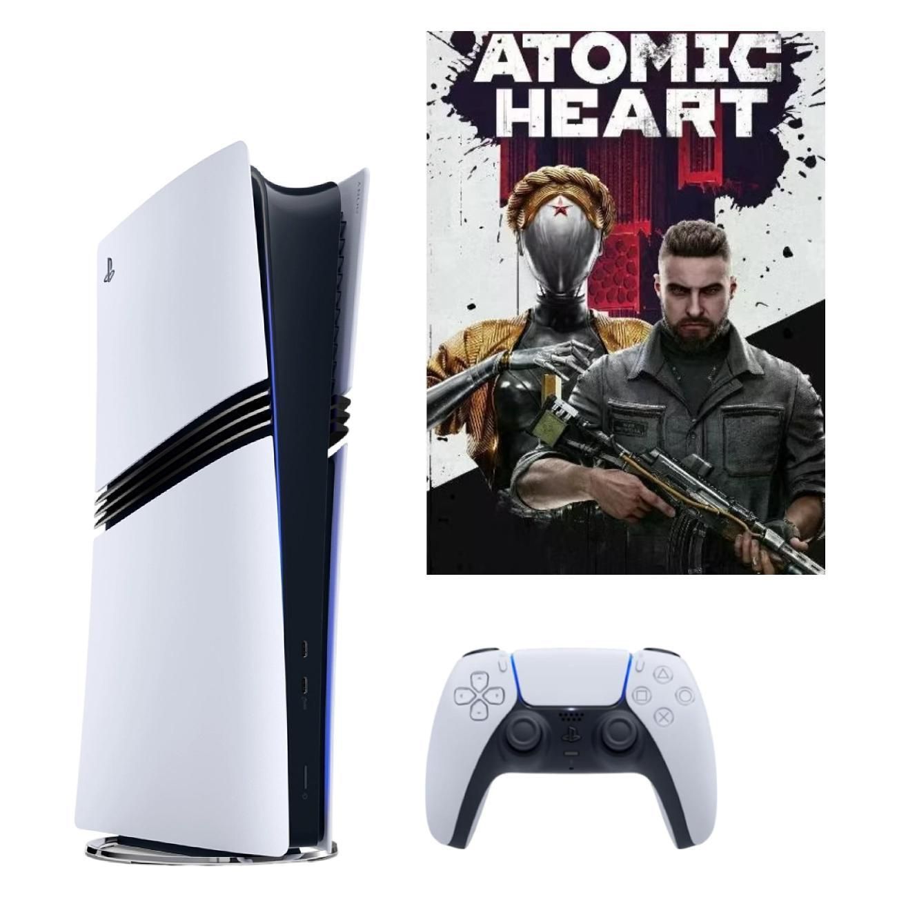 Игровая приставка Sony PS5 Pro + игра Atomic Heart