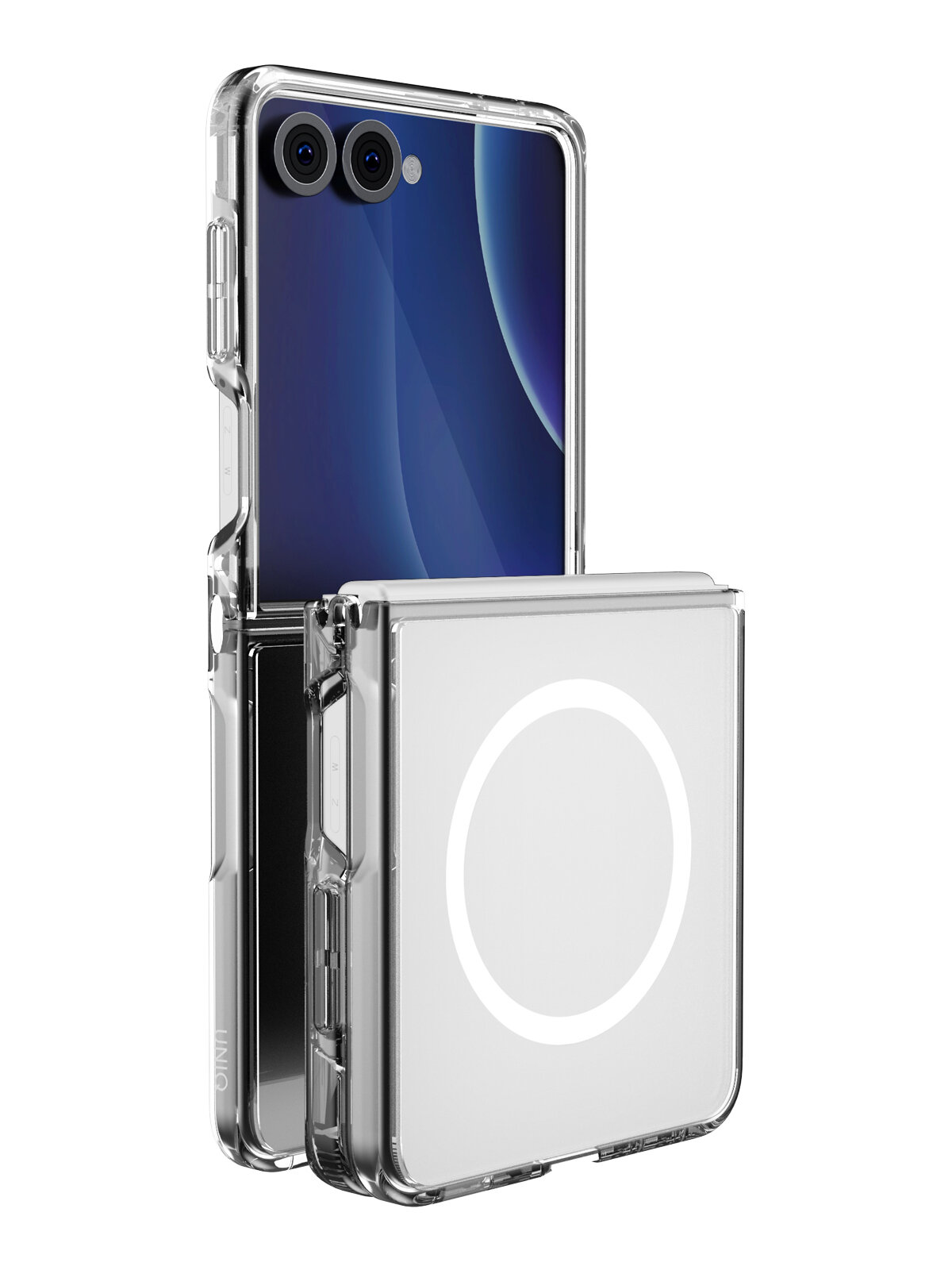 Чехол Uniq на Samsung Galaxy Z Flip8, LifePro Xtreme с магнитами MagSafe, ультрапрозрачный, с защитой камеры