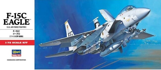 00336 Hasegawa Истребитель ВВС США F-15C Eagle 1/72