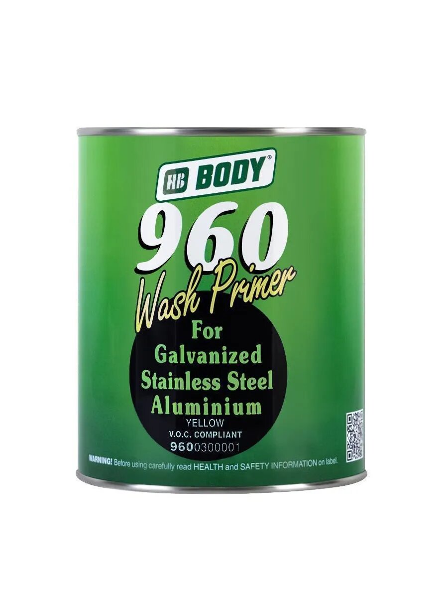 Грунт 960 Wash Primer кислотный желтый 1л