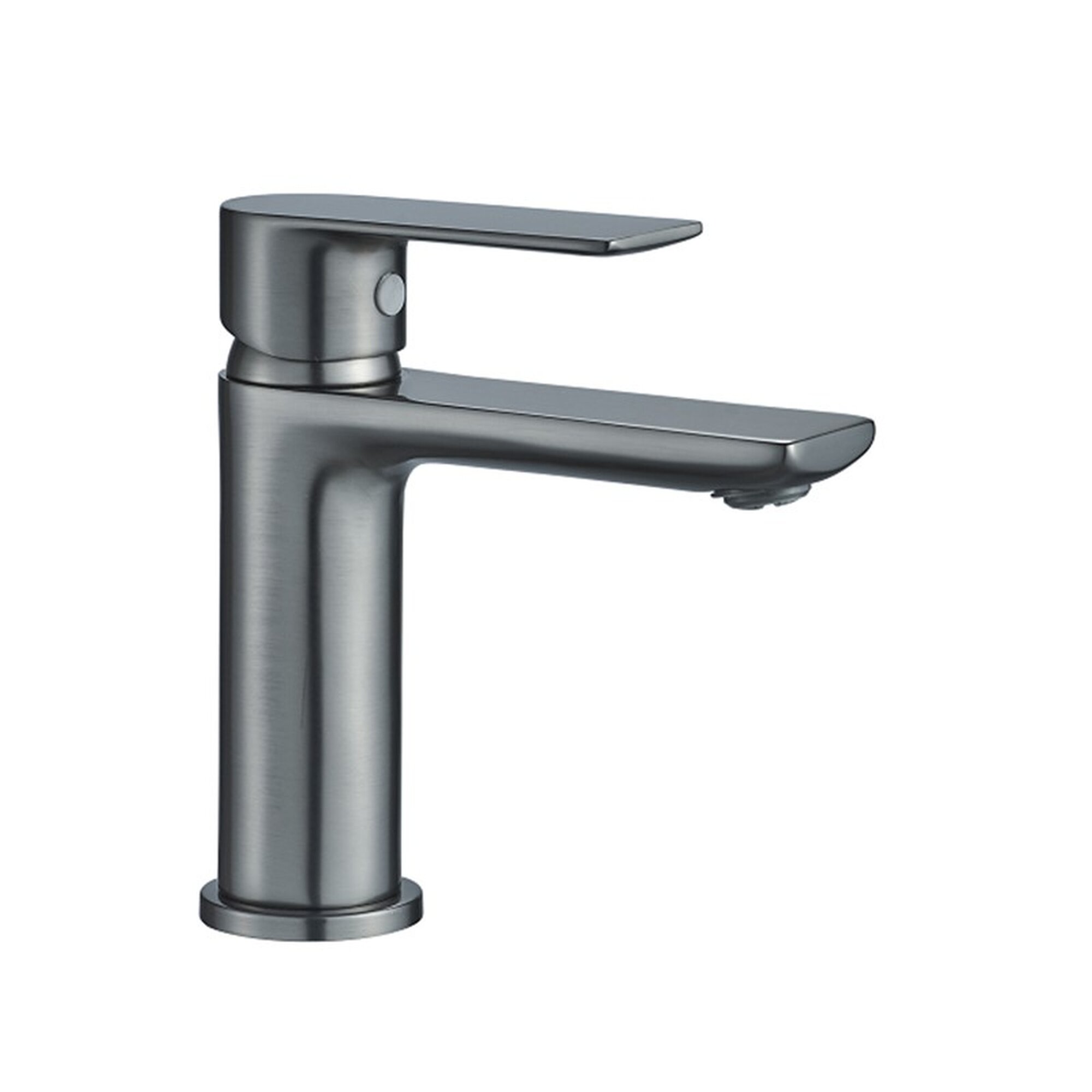 Смеситель для раковины Haiba HB10505-3, изготовлен из латуни, цвет - пепельный
