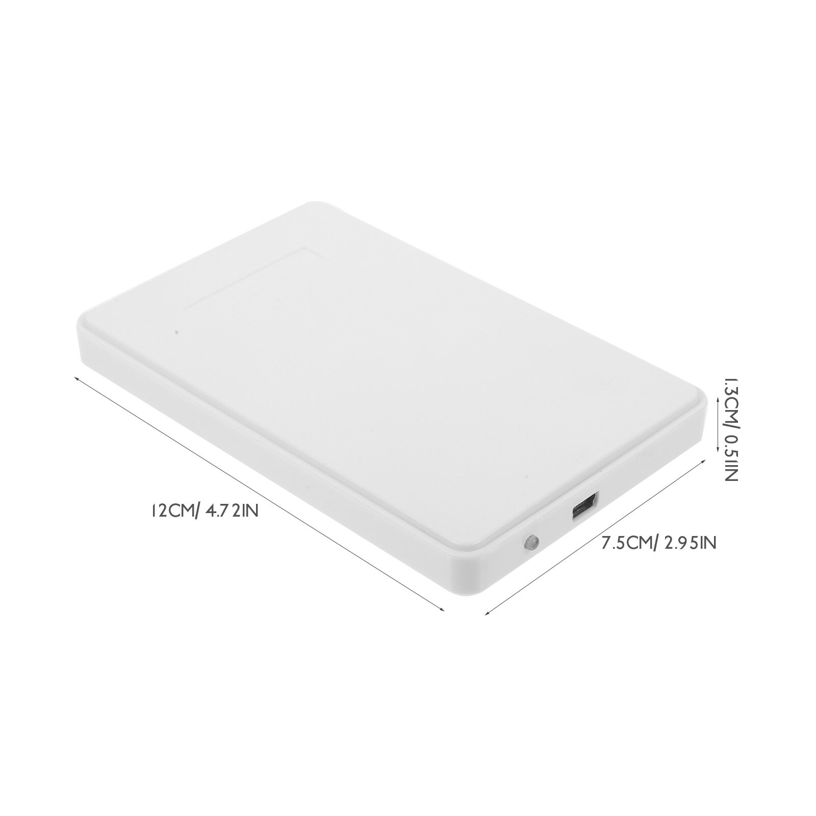 Чехол Для Жесткого Диска 2 5 USB 2 0 Белый Внешний Накопитель До 1TB Портативный Легкий