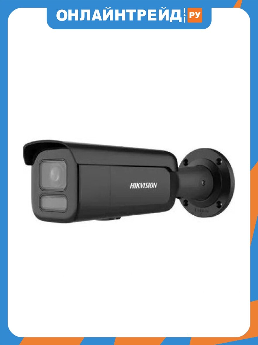 Видеокамера IP Hikvision DS-2CD2647G3-LIZSY(BLACK) (2.8-12.0mm) цилиндрическая