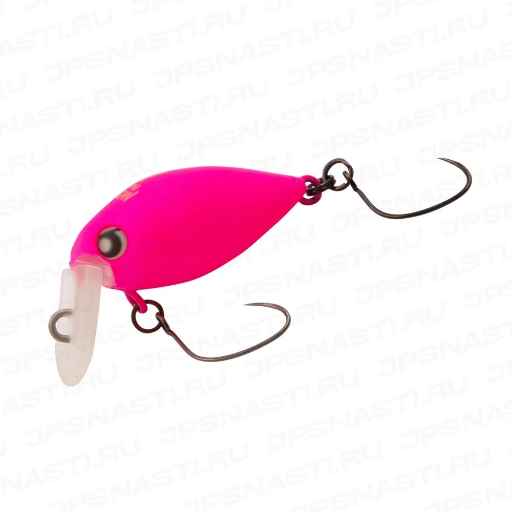 Японский воблер на форель Rodio Craft Moca Fat Jr. SR F, 1.4 г, #21 Fluorescent Pink / Форелевые приманки для рыбалки / Воблер Мока