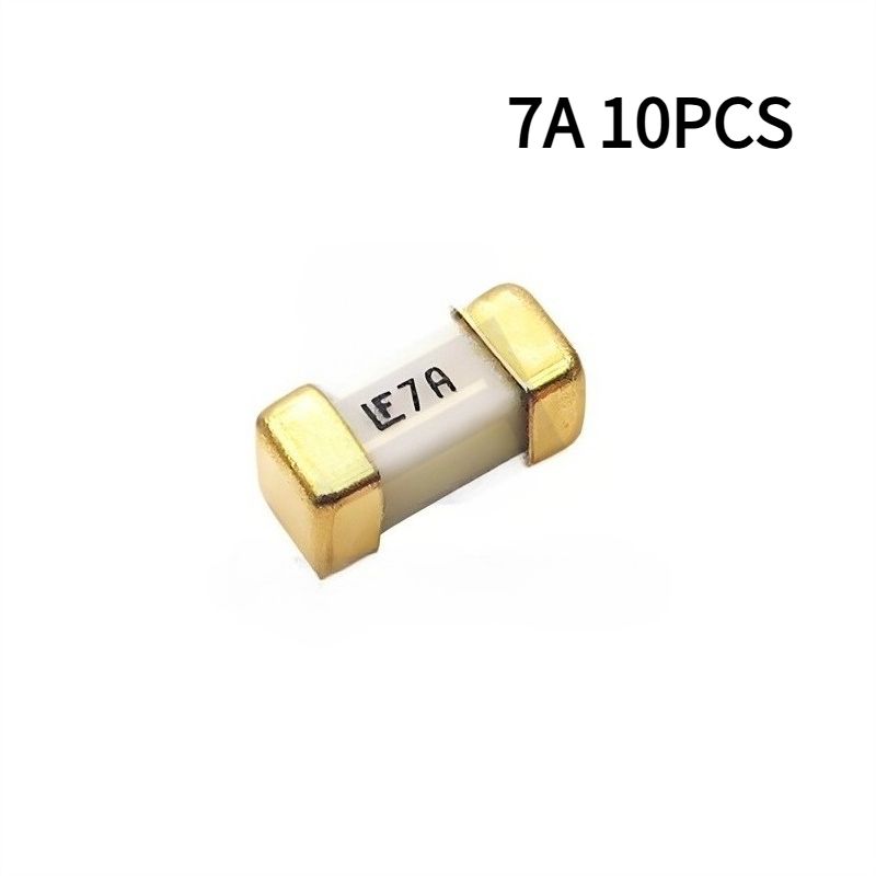 10PCS 1808 125V 0451 SMD Fast Blow Fuse Gold Foot 7A Ультра-быстрые предохранители