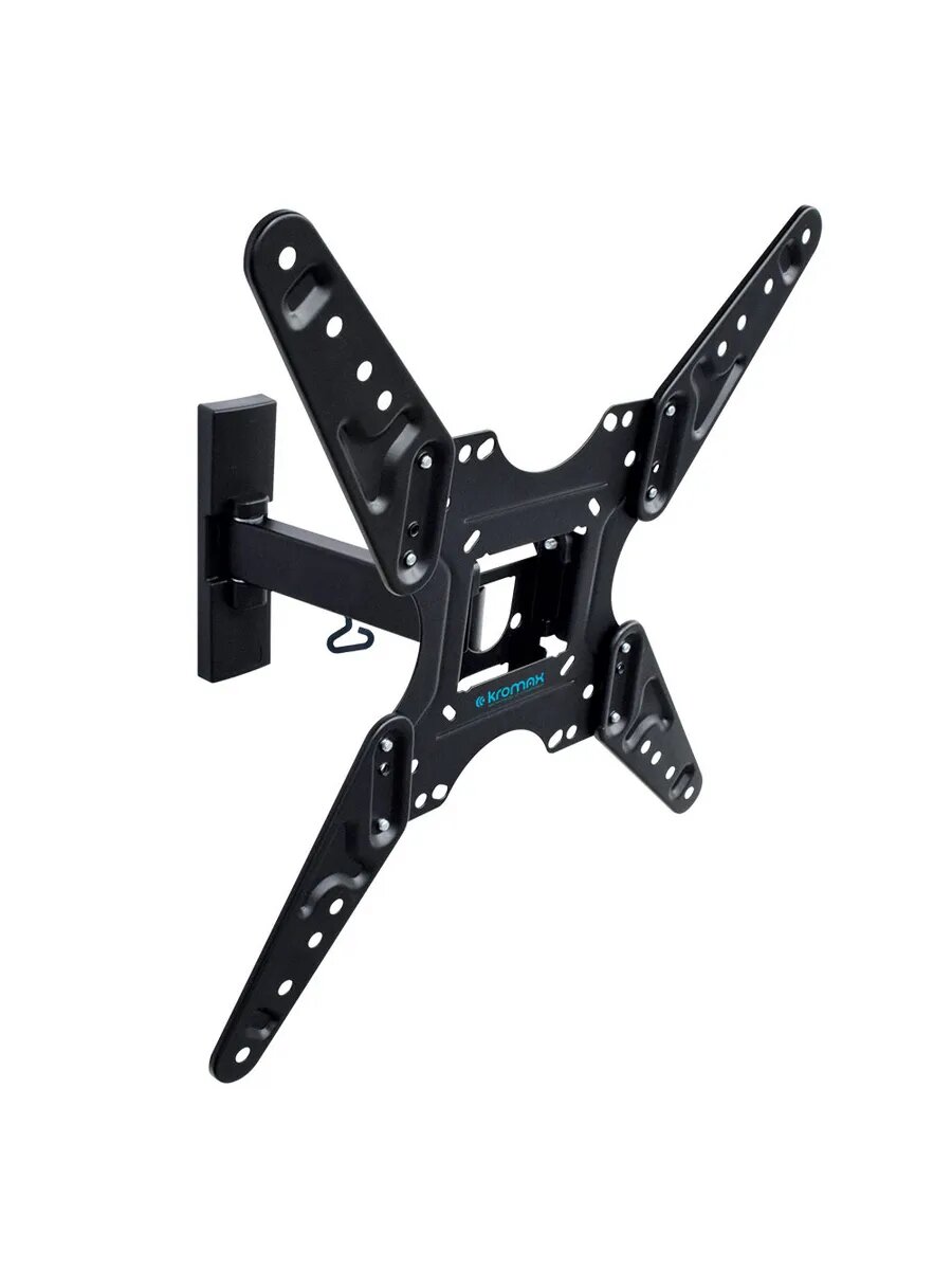 Кронштейны настенные Kromax OPTIMA-413, 20-55", LED/LCD-телевизоров, наклонно-поворотный, черный