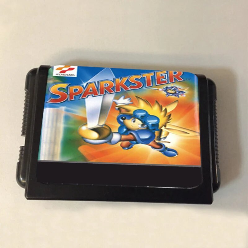 Игровая карта Sparkster 16-битная для Sega Mega Drive US SHELL
