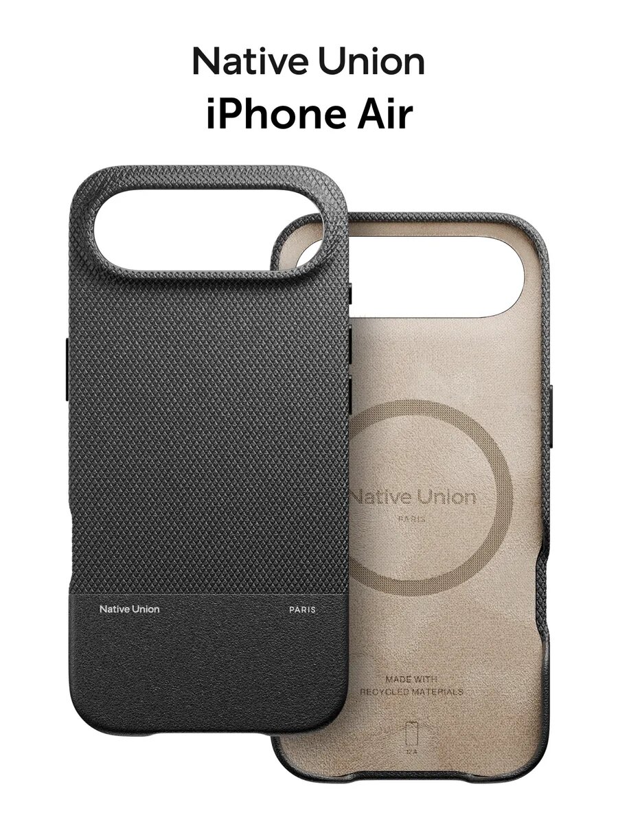 Чехол на iPhone Air Native Union (RE)CLASSIC, цвет: черный