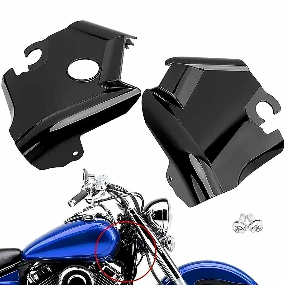 Мотоциклетная накладка на шею для Yamaha XVS400 Drag Star 1996-2017 XVS650 Drag Star V-Star 650Custom Classic 1997-2003