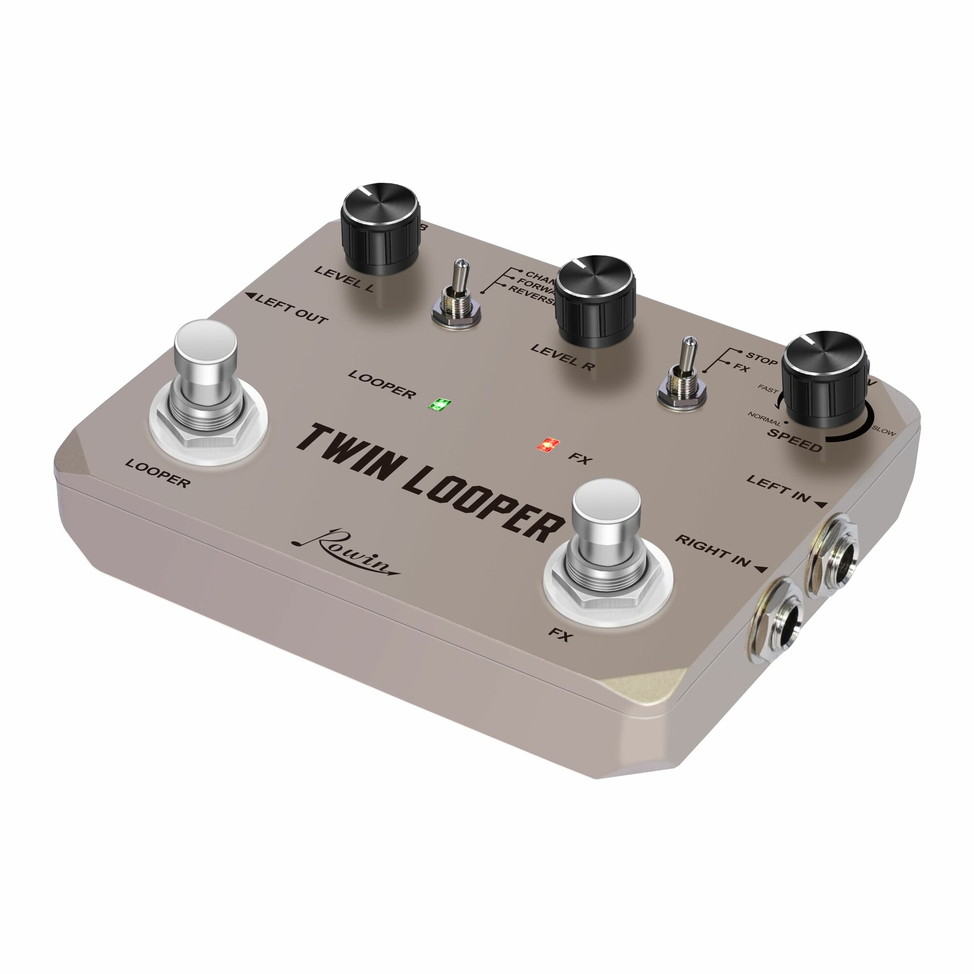 ROWIN LTL-02 TWIN LOOPER Обновляет педали для электрической гитары 10 минут