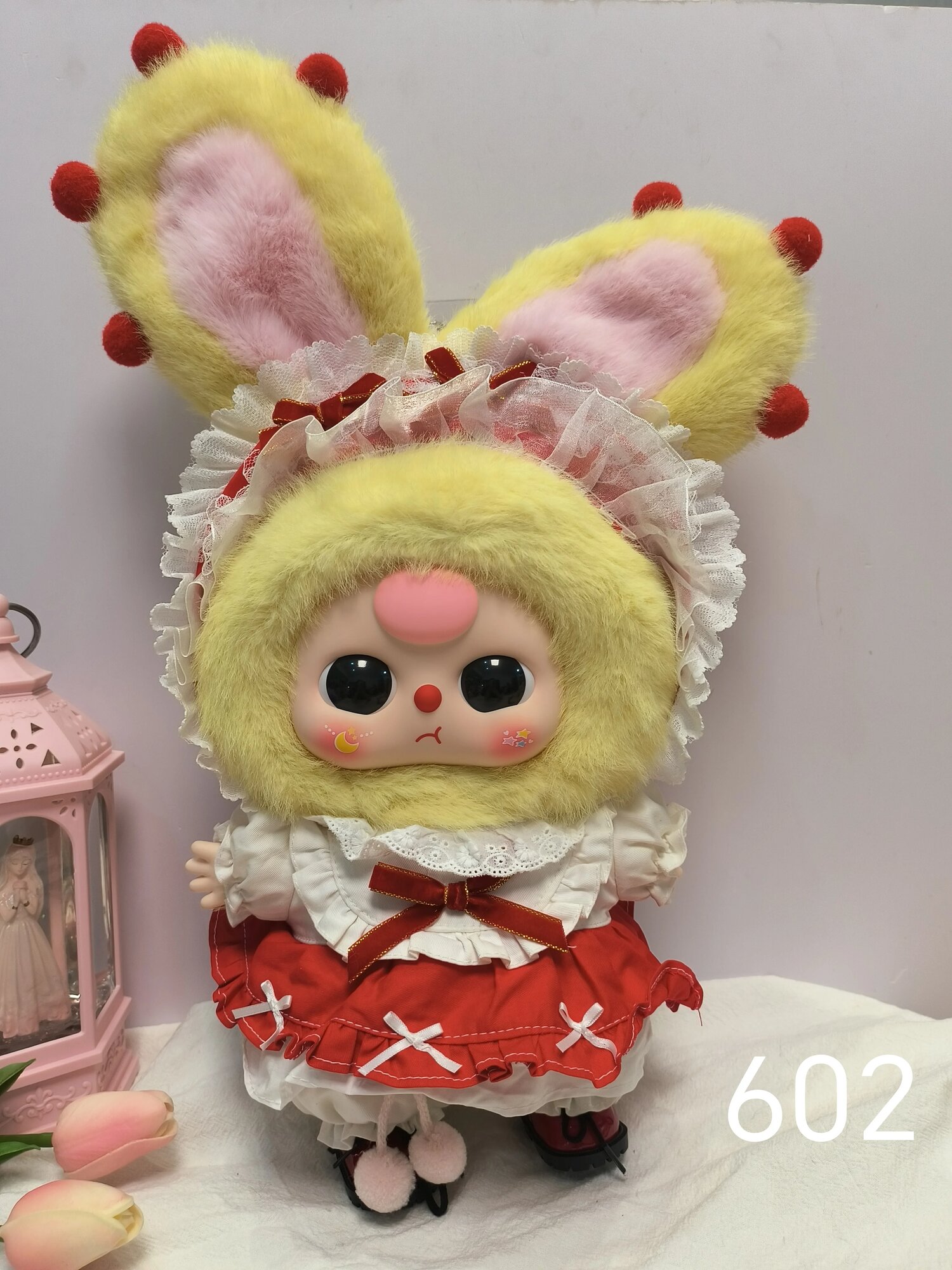 Baby Three 400% Лоли-кукла слепой бокс - Монолог лоли, песочные глаза, 35x23x16см, плюшевая коллекционная игрушка