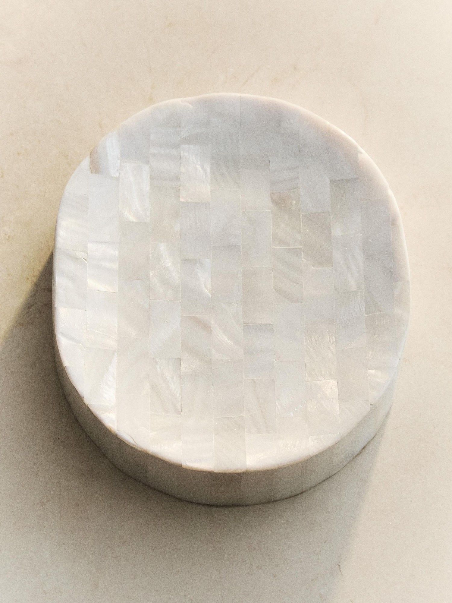 ZARA HOME Мыльница "Mother-Of-Pearl-Effect Bathroom Soap Dish"-