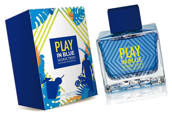 Antonio Banderas Play In Blue Seduction For Men 100 мл туалетная вода - Плей Ин Блю Седакшн Мен