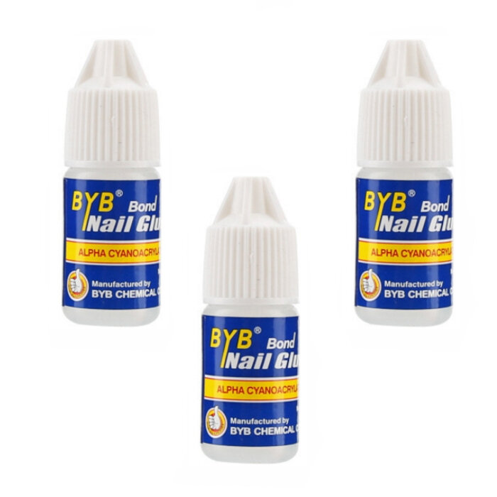 Клей для типс Bond Nail Glue, Корея, 3г (3 шт в наборе)