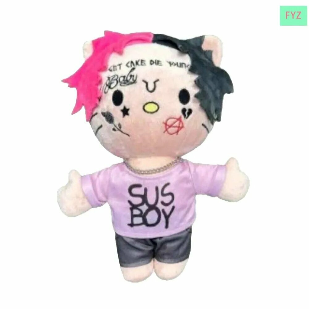 Мягкая игрушка, котик ЛИЛ ПИП / LIL PEEP cat