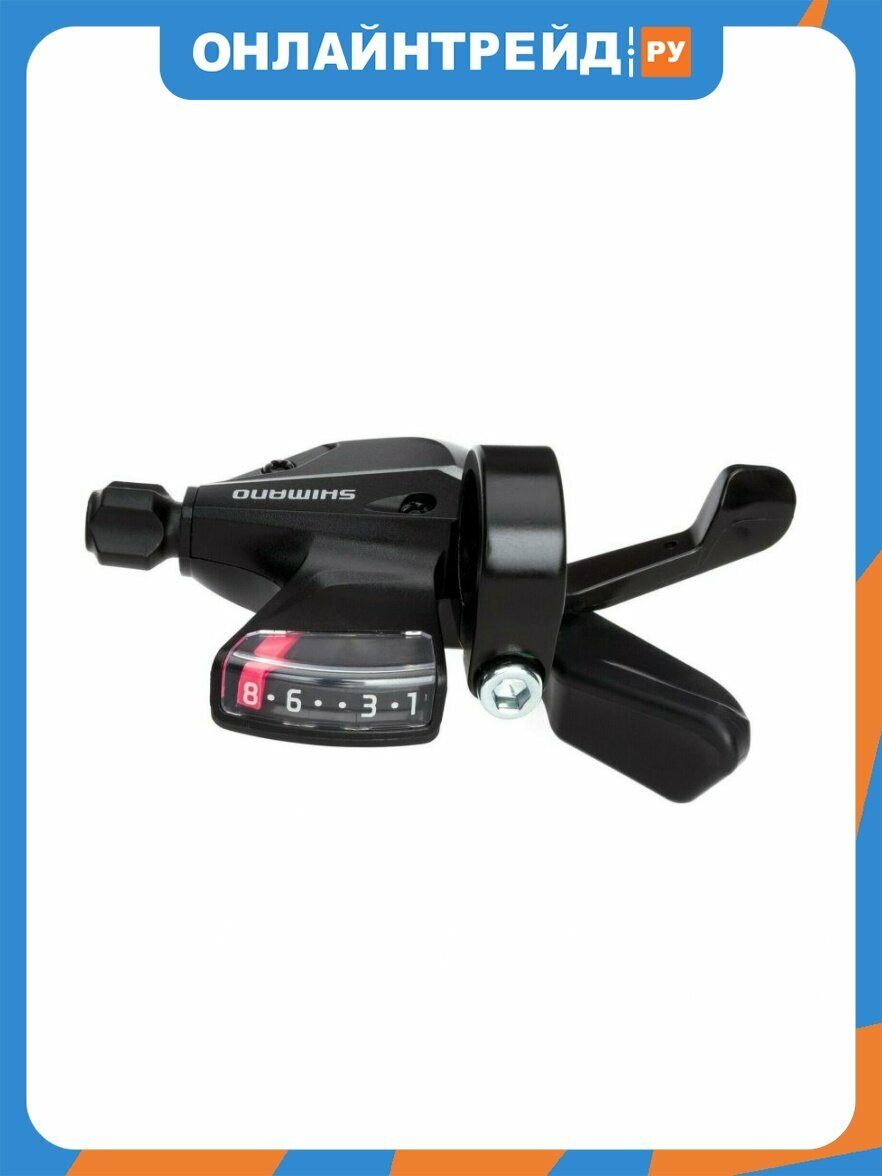 Шифтер Shimano Altus, M315, правый, 8 скоростей, трос 2050мм нерж, ESLM3158RA
