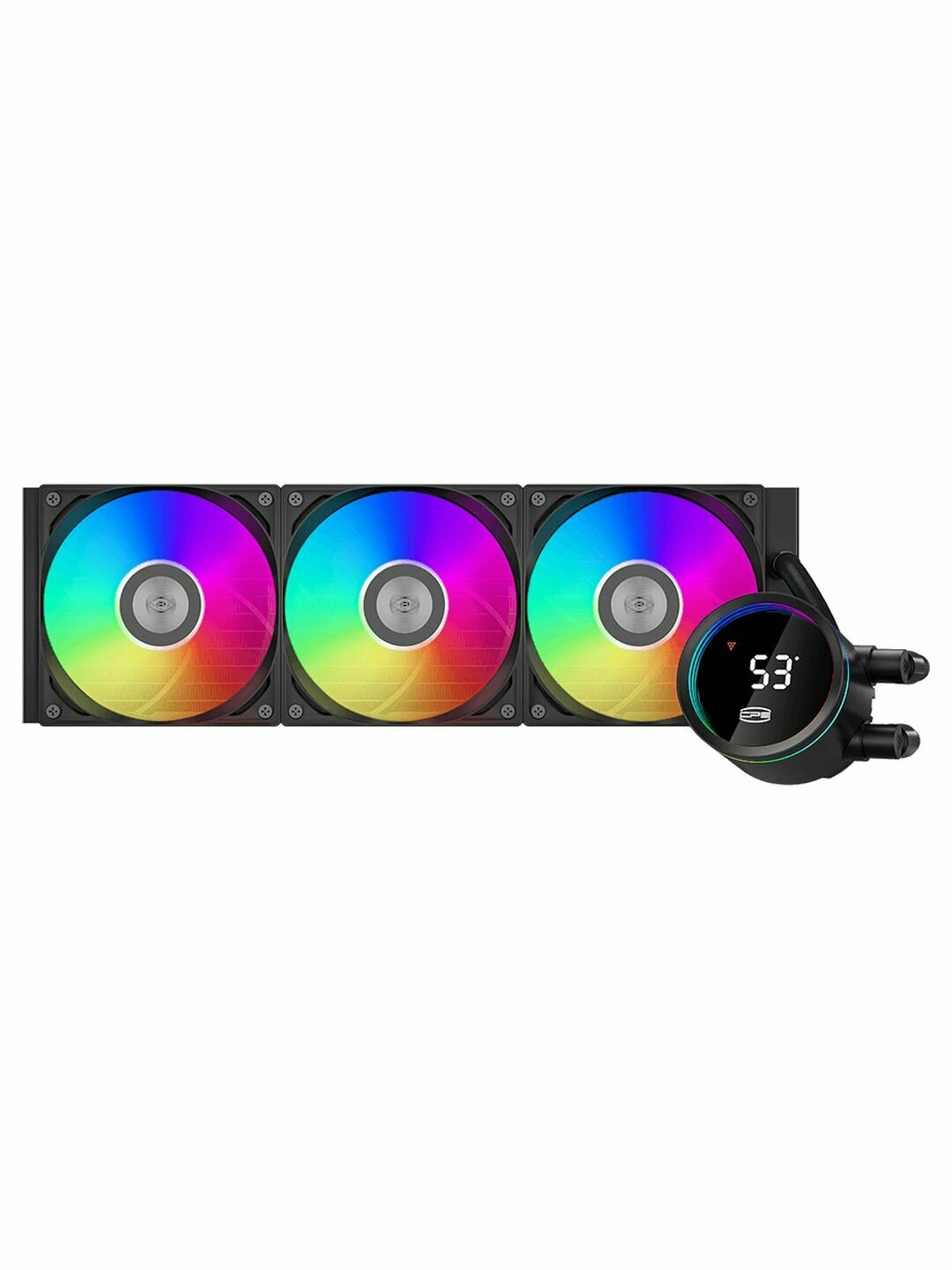 Система водяного охлаждения PCCOOLER DA360 Pro ARGB Digital BK, LCD, 4-pin, ARGB, 120 мм (DA360PRO-BKAWXL-GL)