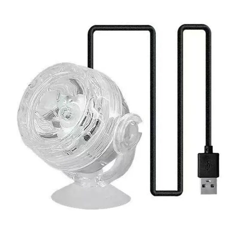 Маленький прожектор для аквариума USB-красный свет