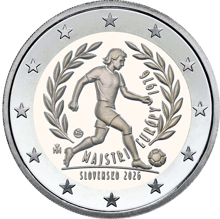 2 евро 2026 год. 50 лет победы Чехословакии на ЧЕ по футболу. Словакия