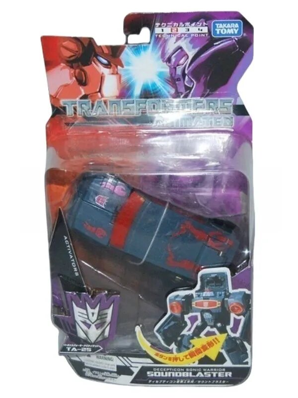 Трансформеры игрушки Takara Tomy TA25 Soundblaster Japanese Transformers Animated