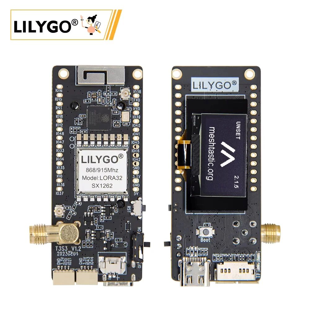 LILYGO T3S3 V1.2 LoRa модуль с OLED, SX1280 2.4G