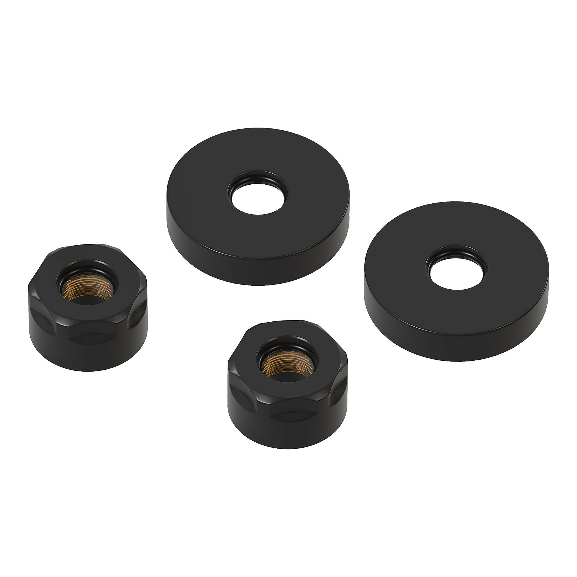 Набор подключения Royal Thermo Design 3/4" ЕК - 15 мм (черный)