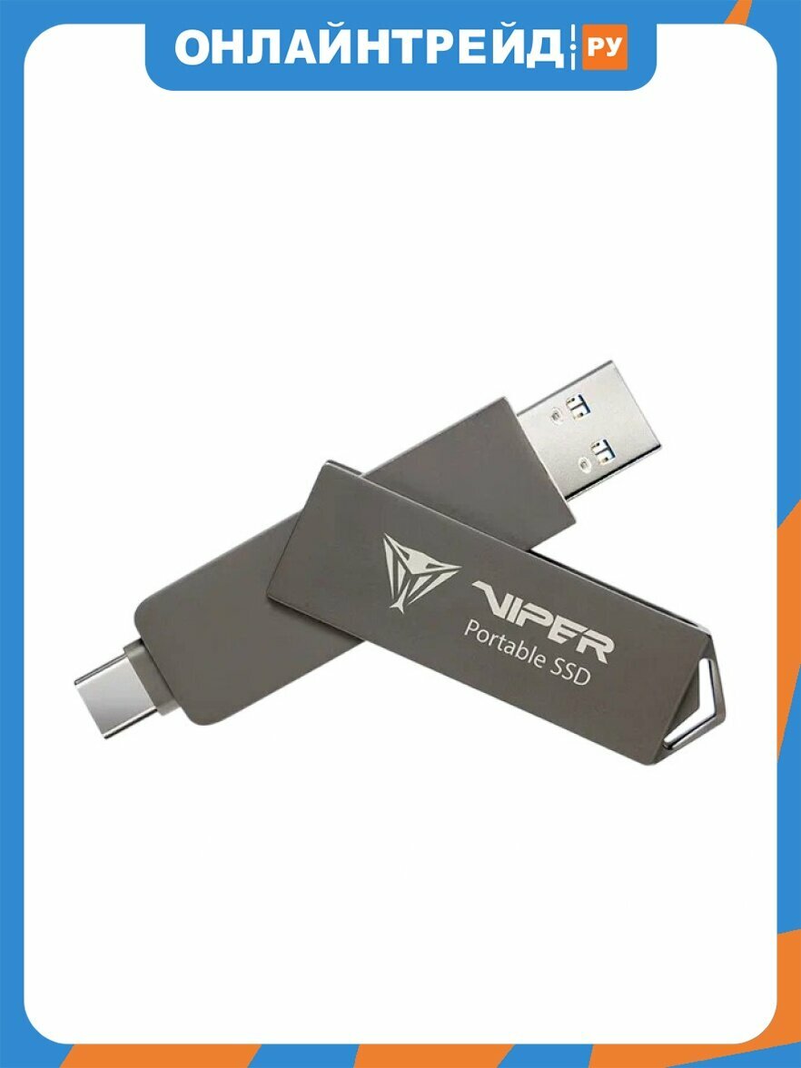 Внешний SSD диск Patriot Memory Patriot Viper PVP30 USB 3.2 Gen2 512GB черный (PVP30512G28UDG)