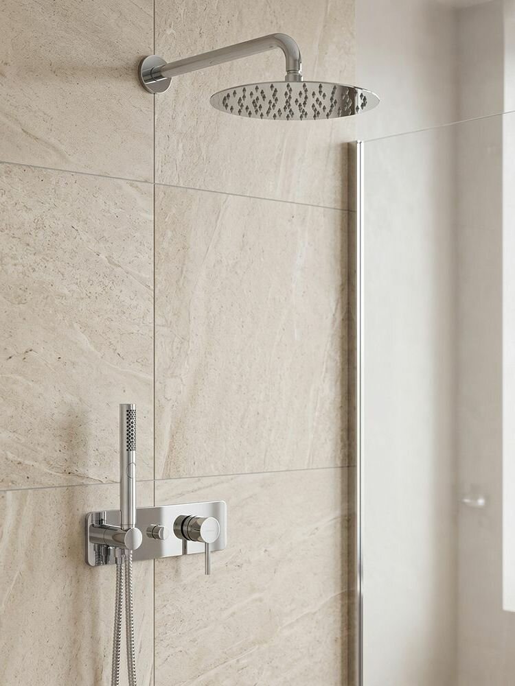 Душевой комплект Allen Brau Priority 5.31009-00. SET1 (с внутренней частью, 2 хода) хром