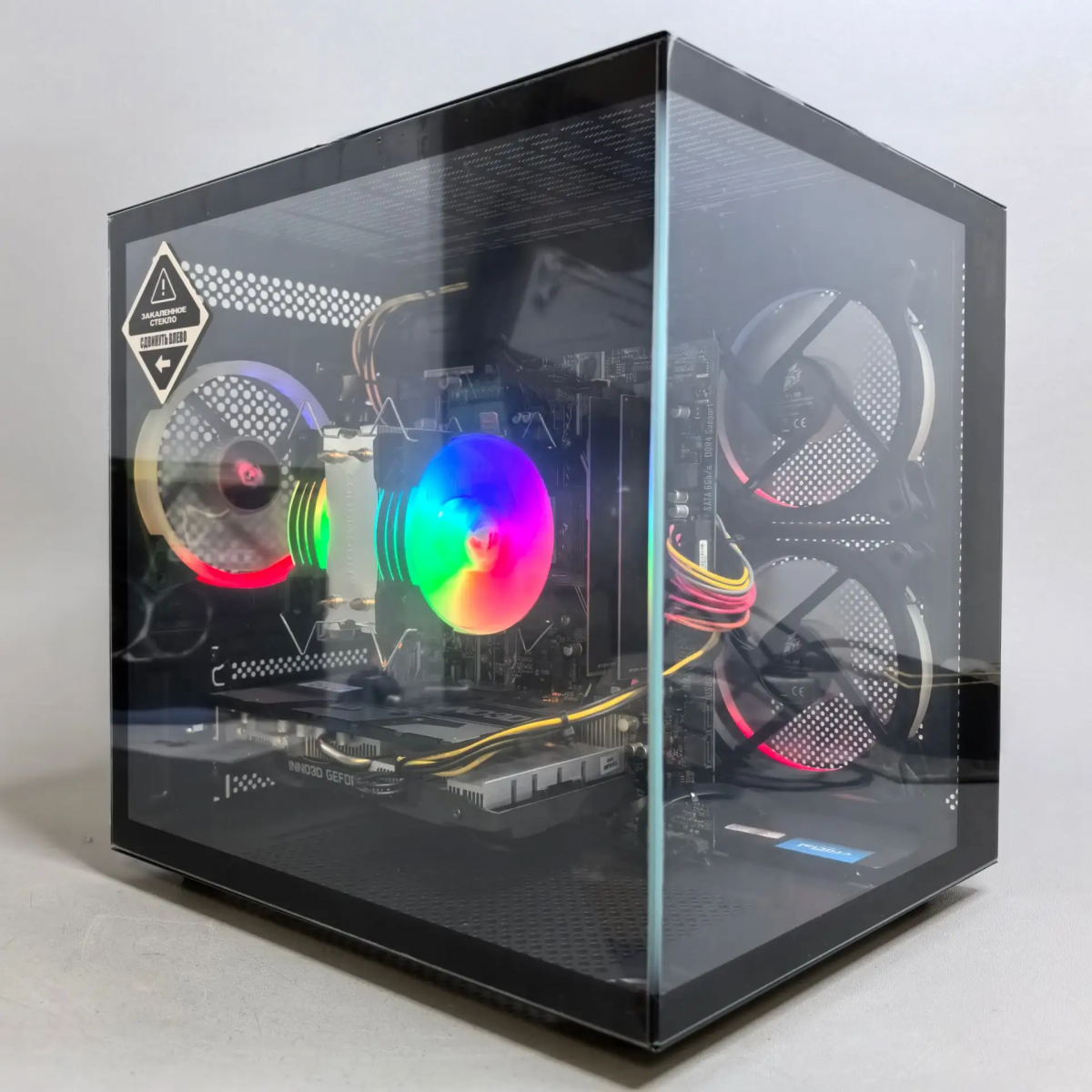ПК AMD Ryzen 5 1600 / 16Gb / 240Gb SSD + 500Gb HDD / 6Gb GTX 1660 Ti / ATX-500W
