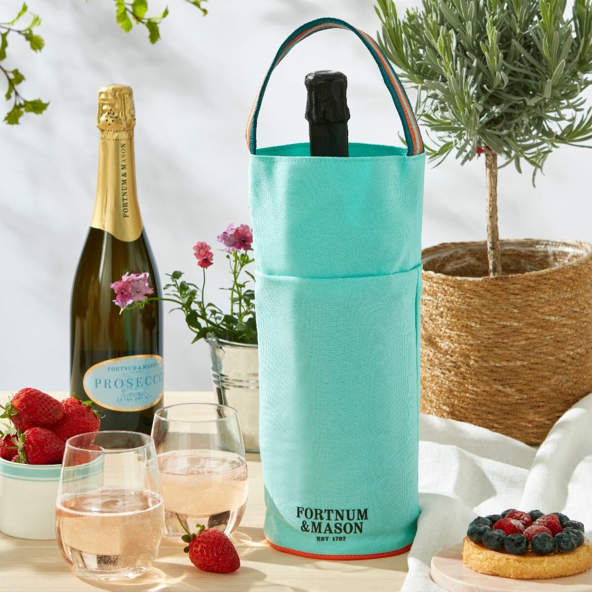 Fortnum&Mason Сумка для пикника Fortnum's Picnic Bottle Bag, Eau de Nil