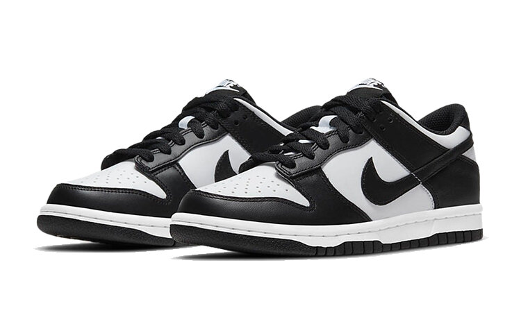 Кеды NIKE Dunk, размер 38.5 EU, белый, черный — фото 1