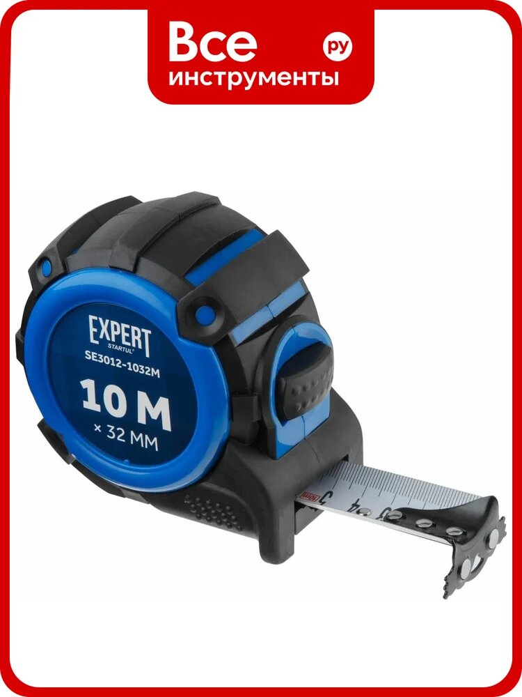 Рулетка STARTUL 10 м Expert SE3012-1032M, для проведения линейных измерений