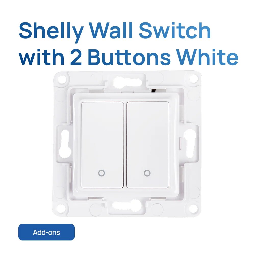 Shelly Wall Switch Белый 1/2/4 Кнопки WS2