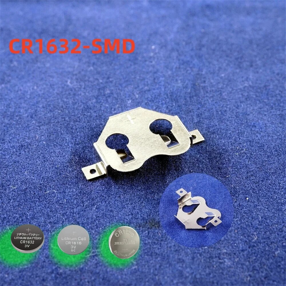 Держатель батареек CR1632-SMD, 10шт