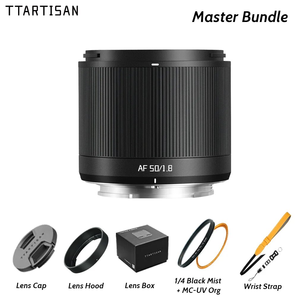 TTArtisan 50mm F1.8 NEO Объектив для беззеркальных камер L-образный крепление, Master Bundle