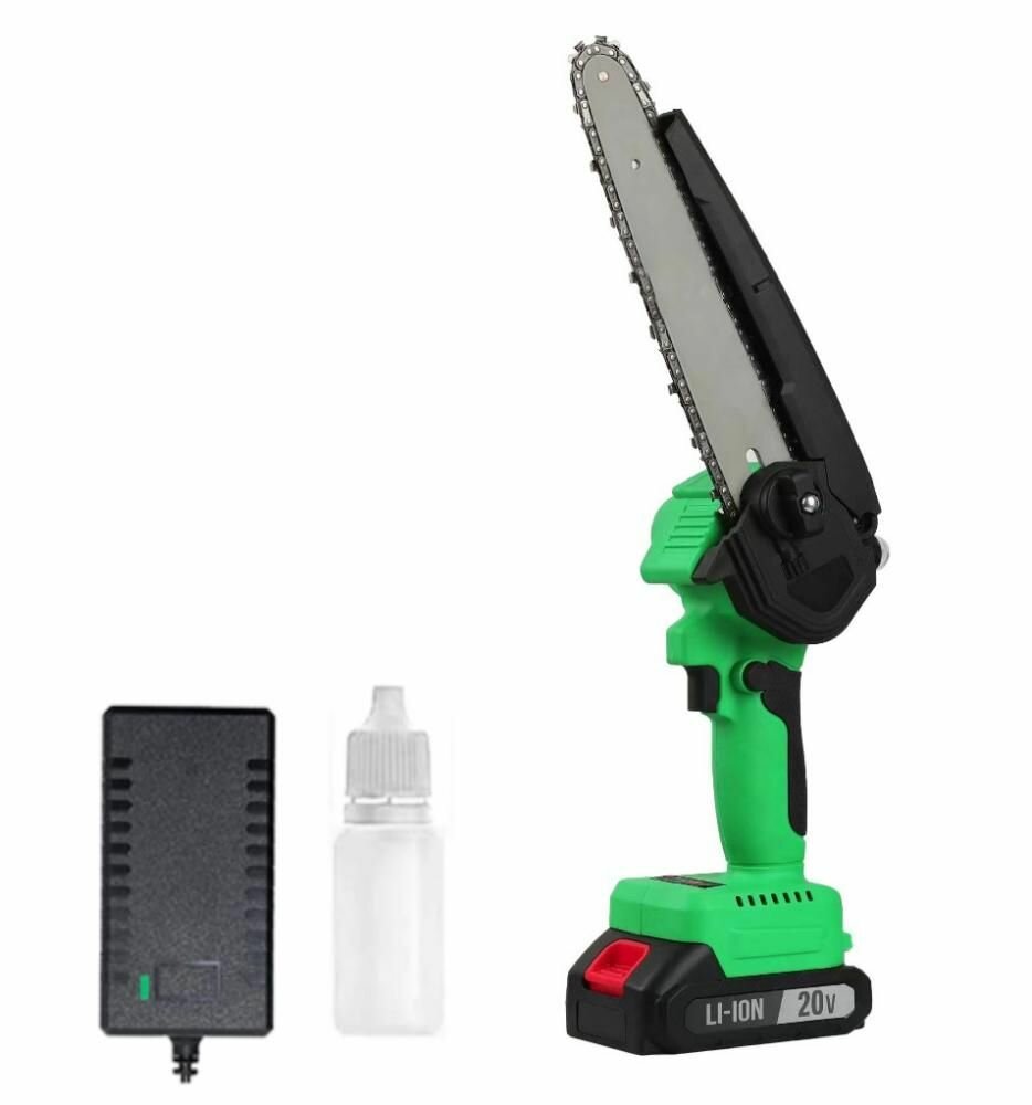 Пила цепная аккумуляторная бесщеточная Zitrek GreenSaw 20V, 1x4Ач, 082-1858